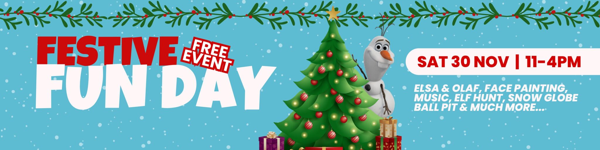 Festive Fun Day - 30th November | Eastgate Shopping Centre